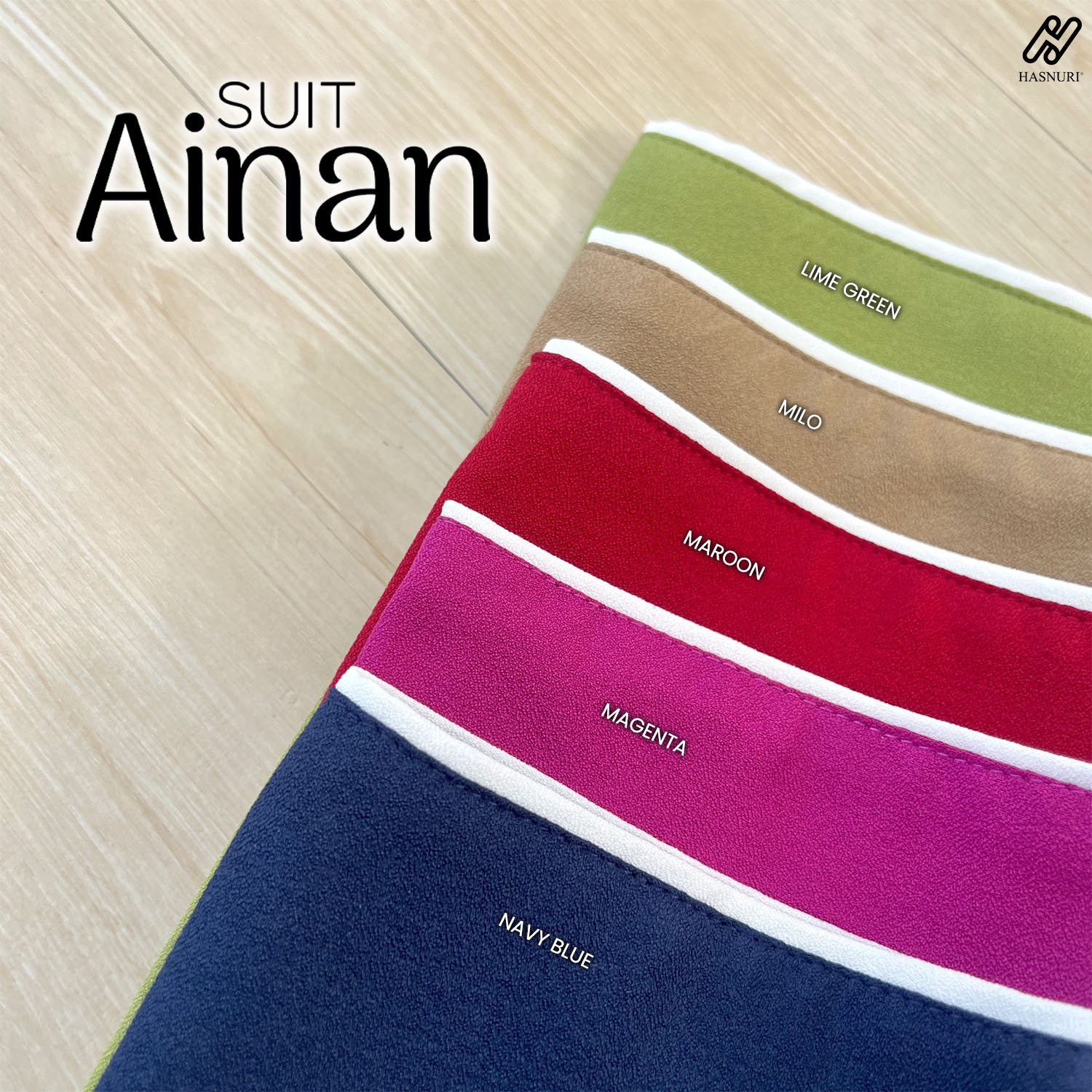 Suit Ainan - Milo | Baju Kurung | Modest Fashion Online Shopping - Hasnuri.com